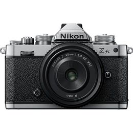 Nikon Kit Z fc + 28 SE Systemkamera (NIKKOR Z 28 mm 1:2,8 SE, 20,9 MP, Bluetooth, WLAN (WiFi), schwarz