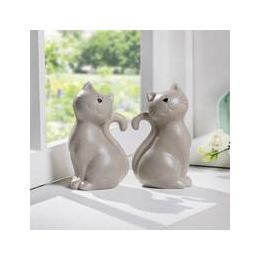 Katze Herzchen, 2er Set