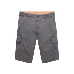 Tom Tailor Herren Cargo Shorts, grau, Uni, Gr. 31