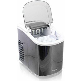 Mulano - Eiswürfelmaschine Edelstahl Eiswürfelbereiter Eiswürfel Ice Maker Eis Maschine Icemaker (Grau) - Grau