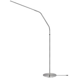 Daylight Slimline 3 LED, Rostfreier Stahl, Silber, dimmbar, Stehleuchte