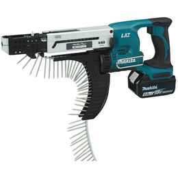 Makita 18V Akku-Magazinschrauber mit 2x 5.0Ah Akkus DFR75