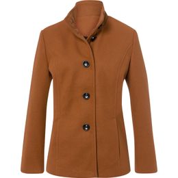 Damen Jacke mit Schmuckkn&ouml;pfen cognac, Gr&ouml;&szlig;e 46
