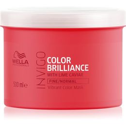 Wella Professionals Invigo Color Brilliance Hydratisierende Maske für feines bis normales Haar 500 ml