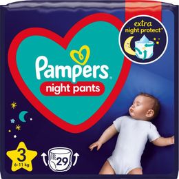 Pampers Night Pants Size 3 Einweg-Windelhöschen für die Nacht 6-11 kg 29 St.