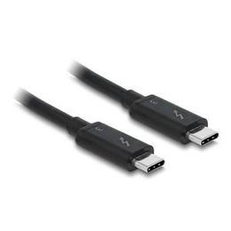 Delock Thunderbolt 3 USB-C-Stecker Kabel 3A 2,0 m schwarz