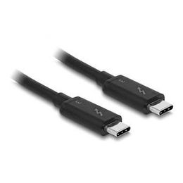 Delock Thunderbolt 3 USB-C-Stecker Kabel 5A 0,5 m schwarz, 1 St.