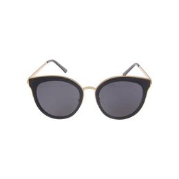 Leslii Sonnenbrille mit Cat-Eye Effekt, goldfarben|schwarz