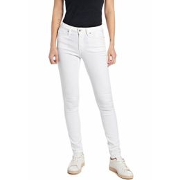 Skinny-fit-Jeans Replay "Luzien" Gr. 27, Länge 32, weiß (white) Damen Jeans Röhrenjeans