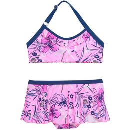 Color Kids - Bikini FLOWER BEACH in begonia pink, Gr.122