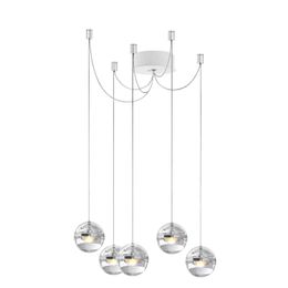 Lumina Limbus Cluster 5 Alu/Baldachin Wei&szlig; 2700K DALI