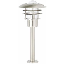 Brilliant Lampe Terrence Außensockelleuchte 50cm edelstahl 1x A60, E27, 60W, geeignet für Normallampen (nicht enthalten) IP-Schutzart: 44