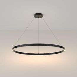 Rim Moderne integrierte LED-Pendel-Deckenleuchte Schwarz, 100 cm, 3000 k - Maytoni