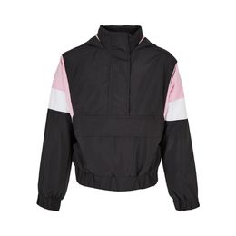 Urban Classics Übergangsjacke Mädchen Größe 134/140 hellpink / schwarz / weiß