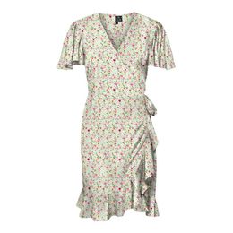Véro Moda VERO MODA Kleid 'Emma' Damen Größe 34 pastellgelb / mint / pink / weiß Winterkleid