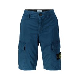 STONE ISLAND JUNIOR Kinder Marineblau Shorts f&uuml;r Jungen