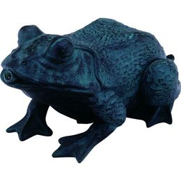 Heissner - Teichfigur Speier Frosch Dekor Bronze