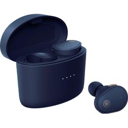 Yamaha TW-E5B True- wireless In-Ear-Kopfhörer (Freisprechfunktion, Sprachsteuerung, True Wireless, Google Assistant, Siri, A2DP Bluetooth, AVRCP Bluetooth, HFP, HSP), blau