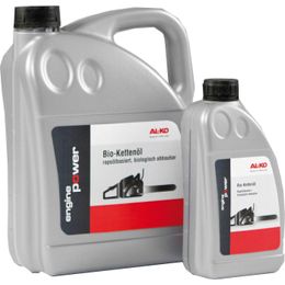 Al-Ko Kettenöl Bio, 5000 ml, Kettenöl für Kettensägen, 5 l
