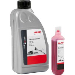 Al-Ko Kettenöl, 1000 ml, Zweitaktöl für Motorsensen und Kettensägen, 1 l, grau