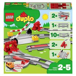 Lego® Konstruktionsspielsteine DUPLO® Eisenbahn Schienen