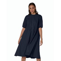 Madeleine Mode MADELEINE Schwungvolles Kleid mit kurzen Ärmeln Damen marine / blau