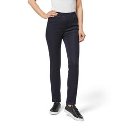 Madeleine Mode MADELEINE Schmale Schlupf-Jeans aus Sweat-Denim Damen black / schwarz