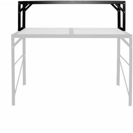 Vitavia - Tischaufsatz für Pflanztisch mit Arbeitsplatte aus Hohlkammerplatten schwarz