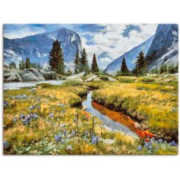 Artland Wandbild »Yosemite Nationalpark«, Wiesen & Baumbilder, (1 St.), als Alubild, Leinwandbild, Wandaufkleber oder Poster in versch. Größen...