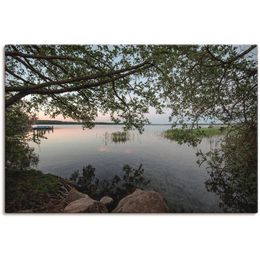 Artland Wandbild »Morgenstimmung am Ratzeburger See«, Gewässer, (1 St.), als Alubild, Leinwandbild, Wandaufkleber oder Poster in versch. Größen...
