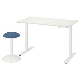 IKEA TROTTEN / NILSERIK Schreibtisch und Stütze sitz/steh
