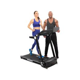 miweba Sports Laufband Home Track HT3000, mit Steigung, 1300 Watt, 1-16 km/h, 12 Programme, klappbar (Schwarz/Weiß)