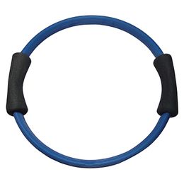 BEST Sporting Pilates Power Toning-Ring 37cm in blau I Widerstand Mittel I Fitnessring mit Schaumstoffgriffen I Trainiert besonders die Brust-, Arm-, Bein- und Bauchmuskeln I Inkl. Übungsanleitung