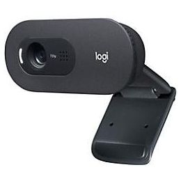 Logitech C505 Webcam 1.2 Megapixel HD mit Mikrofon Schwarz