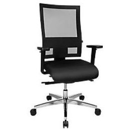 Topstar Ergonomischer Bürostuhl Sitness® 60 Netzstoff, Stoff Schwarz