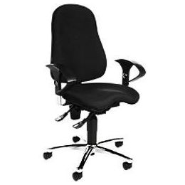 Topstar Ergonomischer Bürostuhl Sitness® 10 Stoff Schwarz