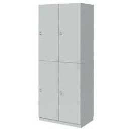 Bisley Schrank Weiß 800 (B) x 500 (T) x 1970 (H) mm PNL08192001