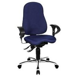 Topstar Ergonomischer Bürostuhl Sitness® 10 Stoff Blau