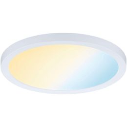 Paulmann LED Einbauleuchte Areo, Smart Home, LED fest integriert, warmweiß - kaltweiß, LED-Modul, Weiß Tunable White, weiß