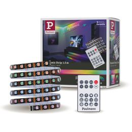 Paulmann LED-Streifen Dynamic Rainbow RGB 1,5m 3W 60LEDs/m 5VA, 1-flammig, weiß