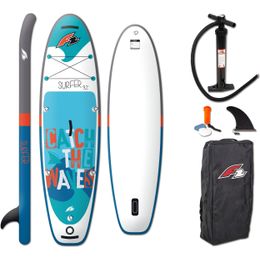 F 2 SUP-Board F2 "Surfer Kid ohne Paddel" Wassersportboards Gr. 9,2 280 cm, blau Stand Up Paddle