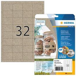 640 Herma Etiketten braun 48,3 x 33,0 mm