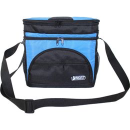 BEST Sporting Kühltasche Isoliertasche 10 L - 30x17x20cm, blau-schwarz