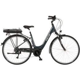 FISCHER BIKE FISCHER Fahrrad E-Bike CITA 1.5 522 44, 8 Gang Shimano Acera Schaltwerk, Kettenschaltung, Mittelmotor, 522 Wh Akku, (Schloss), schwarz