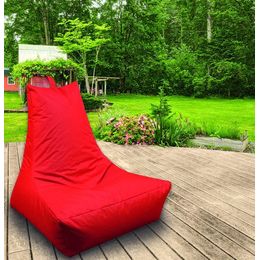 Kinzler Outdoorfähiger Lounge-Sessel, ca. 100x90x80 cm, Farbe: Rot