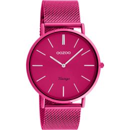Quarzuhr Oozoo "C20275" Armbanduhren pink Damen Quarzuhren