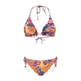 Shiwi Bikini 'Liz' Damen Gr&ouml;&szlig;e L mischfarben / hellorange