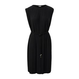 s.Oliver BLACK LABEL Kleid Damen Größe 42 schwarz Winterkleid