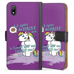 DeinDesign Handyhülle Ich spüre die Macht, Huawei Y5 (2019) Hülle Handy Flip Case Wallet Cover Handytasche Leder, schwarz