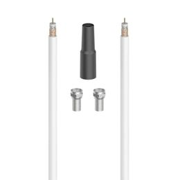 Hama SAT-Anschluss-Kit, 100 dB, 10 m (00205041) Audio- & Video-Kabel